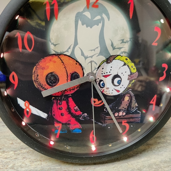 Jason baby | Wall Decor | Halloween Baby Jason Led Wall Clock | Poshmark